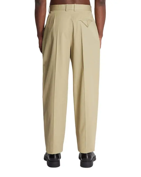 Bottega Veneta Straight Leg Twill Trousers