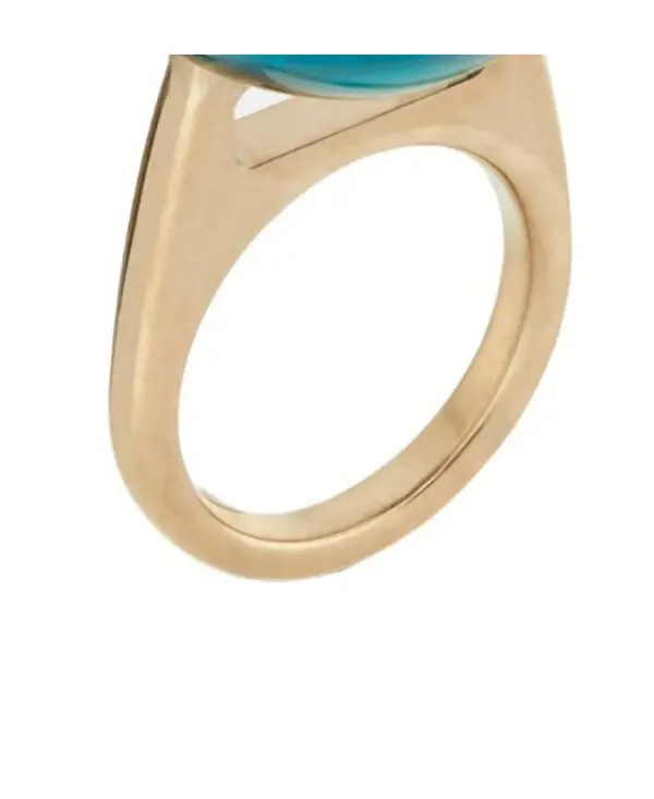 Dior Sorbet Ring With Resin Bead Detail - Blue