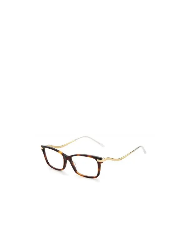 JIMMY CHOO Rectangular Eyeglasses With Tortoiseshell Frames
