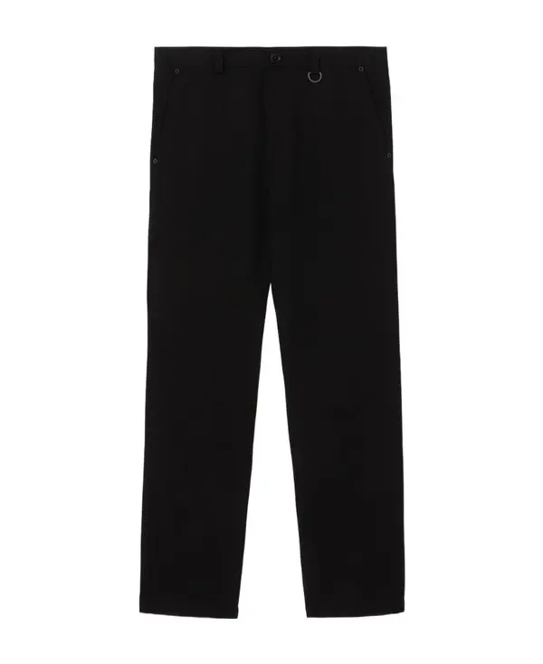 Burberry Button Detailed Straight Leg Trousers