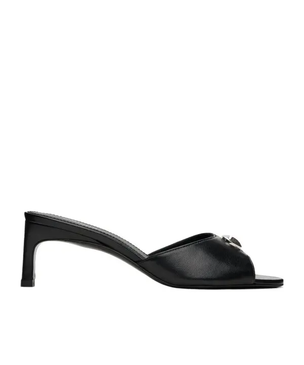 Coperni Low Logo High-heeled Sandals - Black