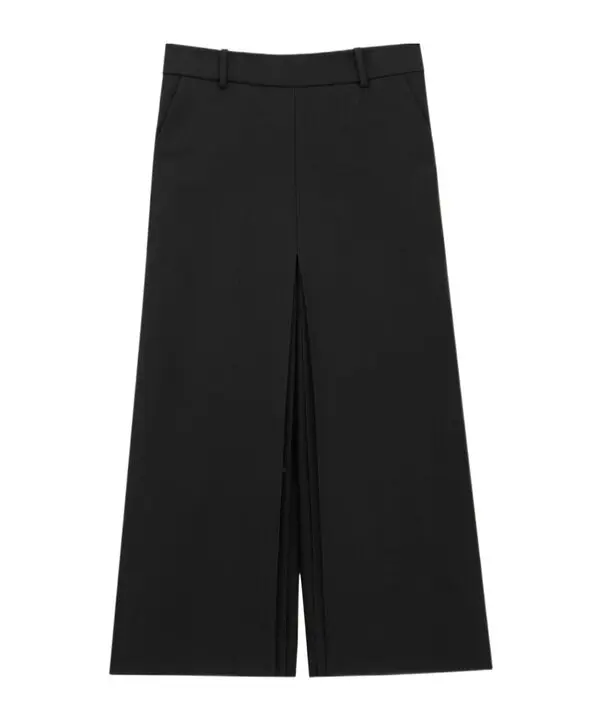 Saint Laurent Wool Check Culottes