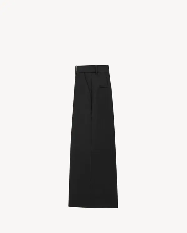 Saint Laurent Wool Check Culottes