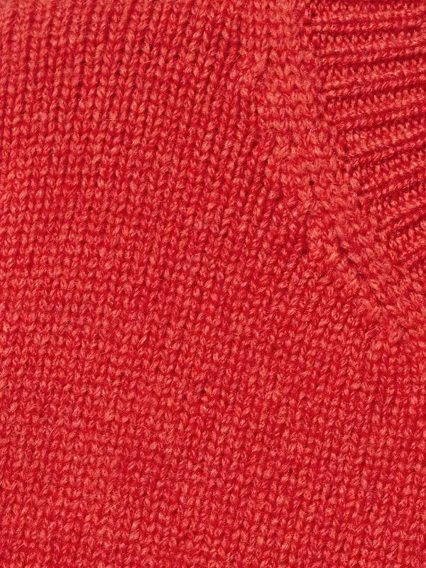Khaite Long-sleeved Knitted Shirt - Red