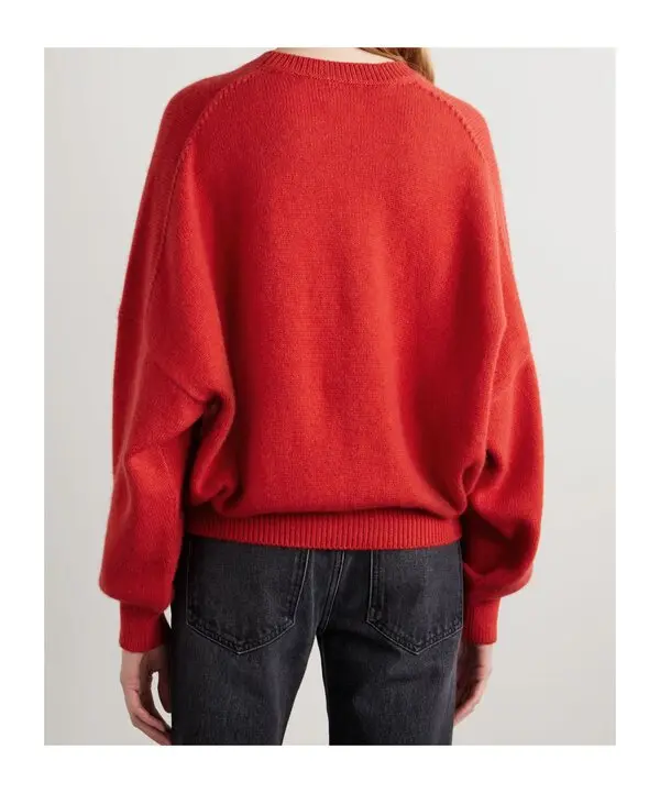 Khaite Long-sleeved Knitted Shirt - Red