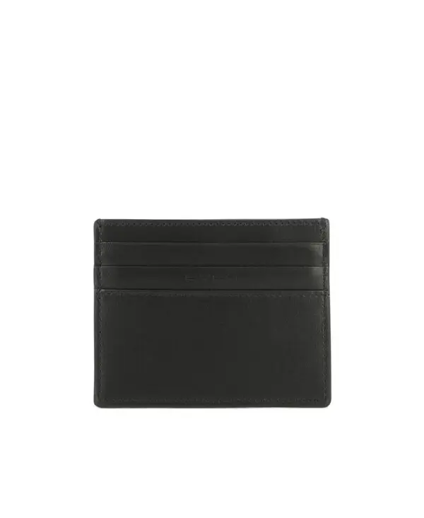 Etro Leather Credit Card Holder With Pegaso