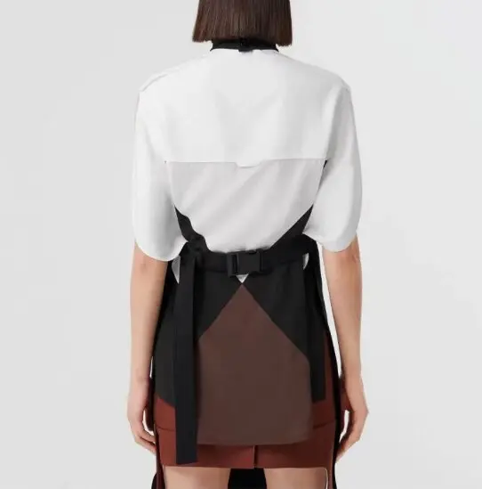 Burberry Sleeveless Mini Bib Dress