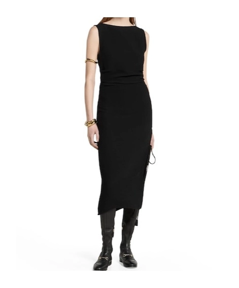 Gucci Silk Crêpe Dress With Embroidery - Black