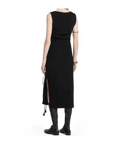 Gucci Silk Crêpe Dress With Embroidery - Black