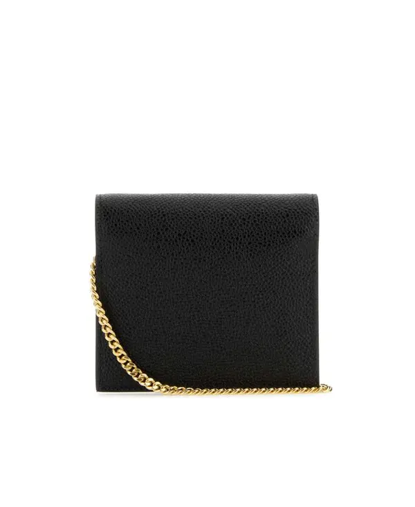Thom Browne Rwb Stripe Strapped Wallet
