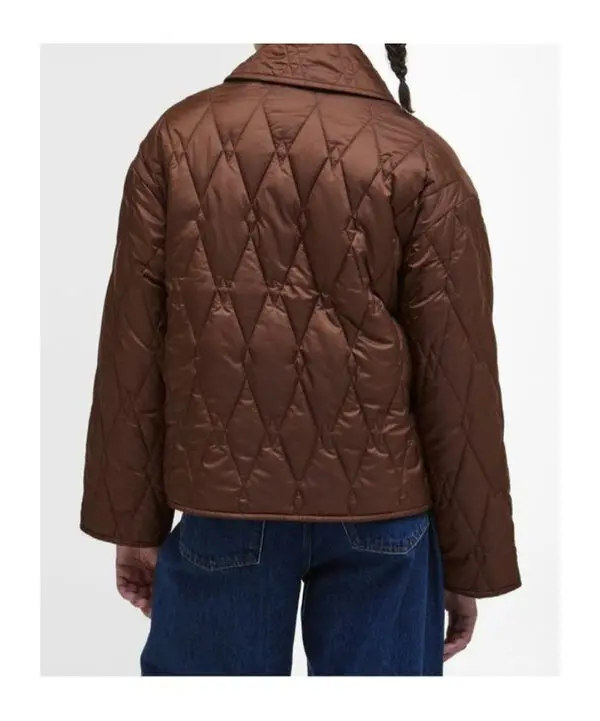 Barbour Bernadette Quilted Shell Jacket - Brown