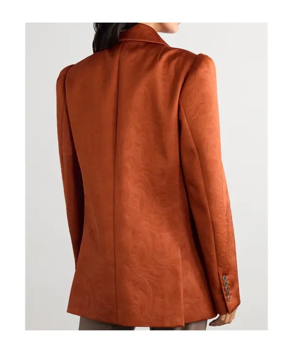 Dries Van Noten Embossed Crepe Blazer