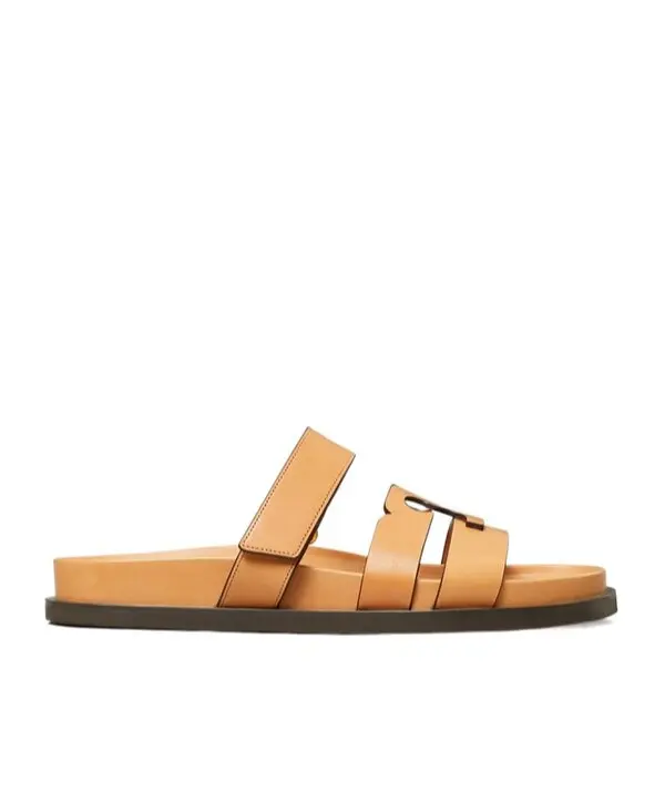 Tory Burch Ines Sport Slides - Camel