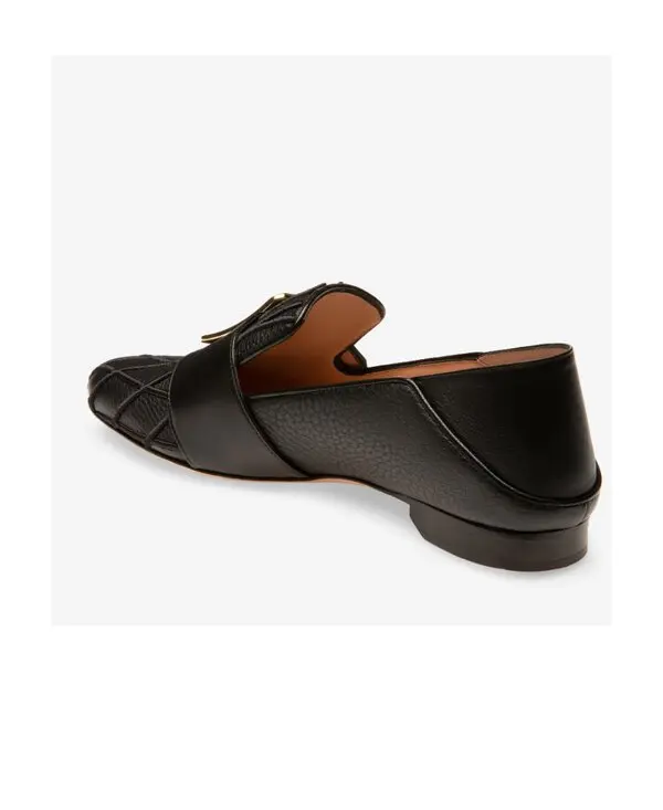 Bally Janelle Loafers With Gold Buckle
