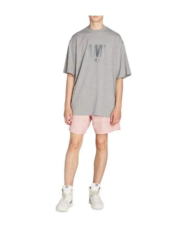 AMI Paris Drawstring Beach Shorts - No