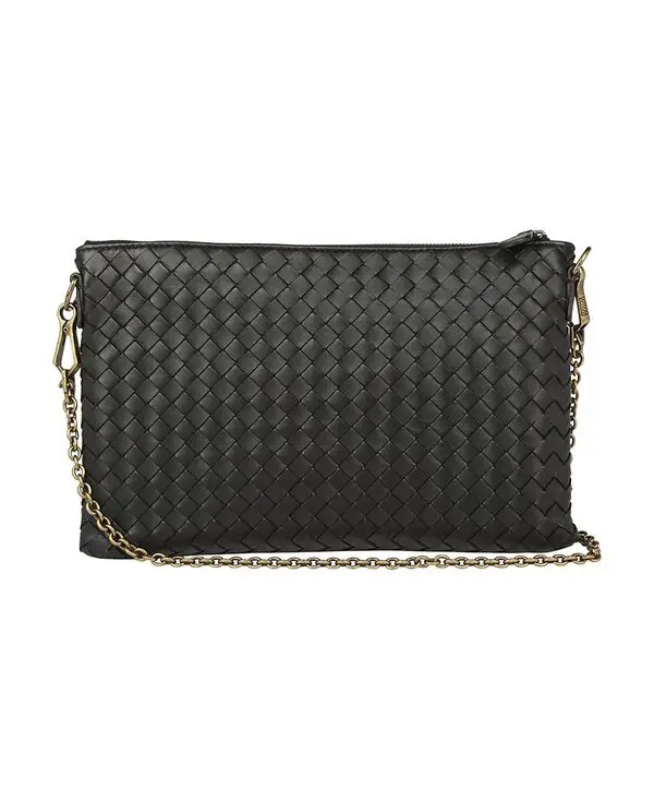 Bottega Veneta Intrecciato Woven Leather Shoulder Bag
