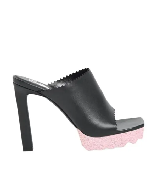 Off-White Sponge" High-heeled Mules