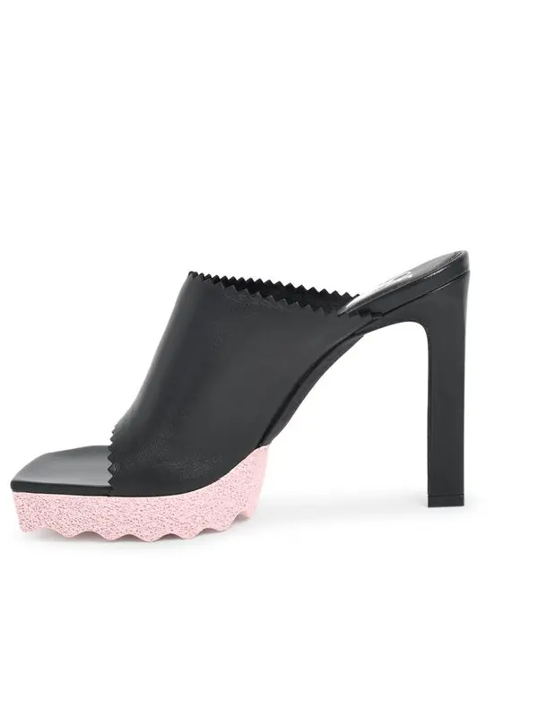 Off-White Sponge" High-heeled Mules