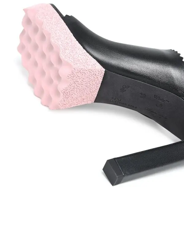 Off-White Sponge" High-heeled Mules