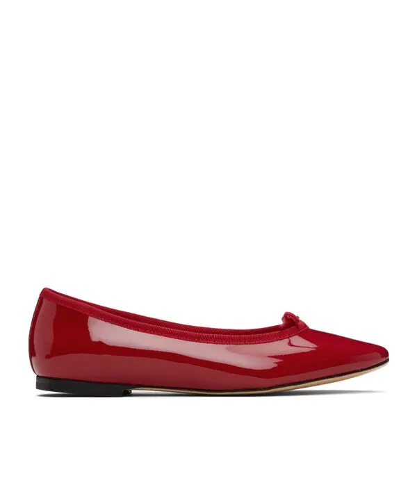 Repetto Cendrillon Pointed Toe Ballet Flats - Flame Red