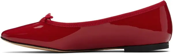 Repetto Cendrillon Pointed Toe Ballet Flats - Flame Red