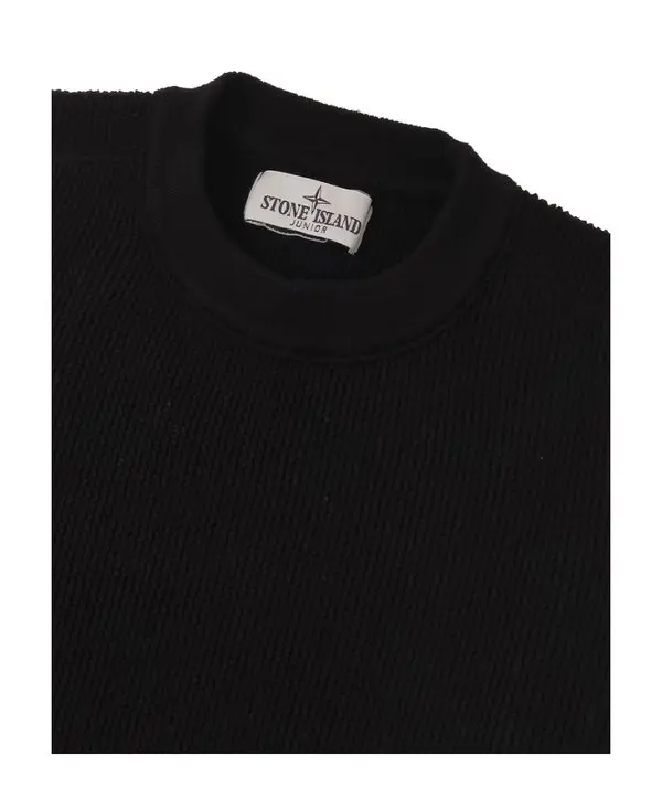 Stone Island Signature Compass-motif Knitted Jumper - Black
