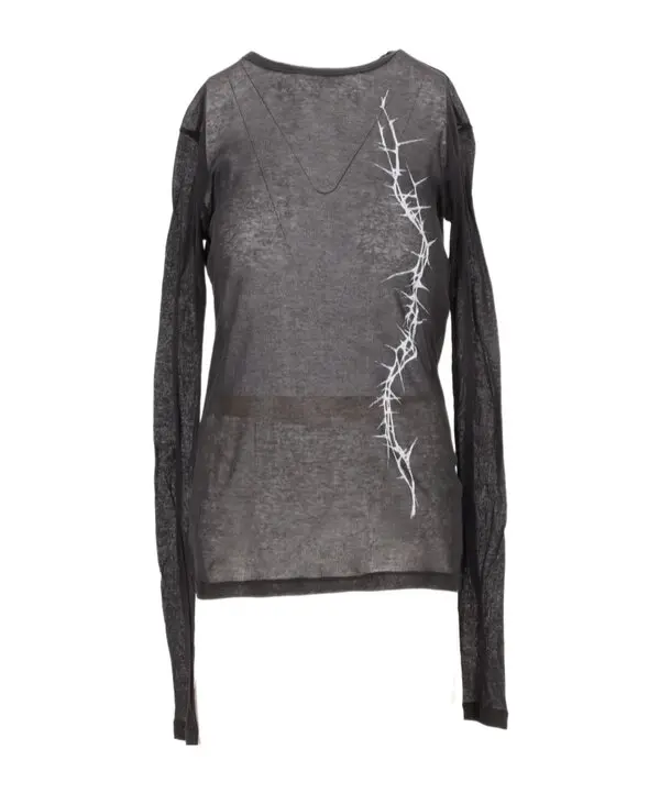 ANN DEMEULEMEESTER Fiene Printed Long Sleeve T-shirt