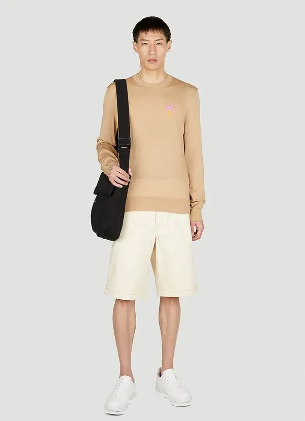 Comme Des Garçons Crewneck Knitted Jumper