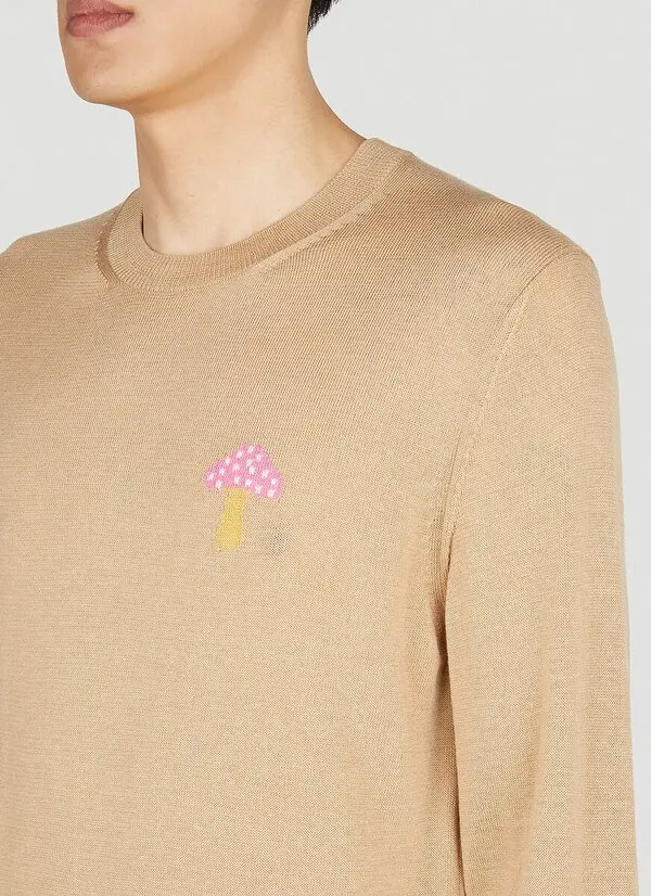 Comme Des Garçons Crewneck Knitted Jumper