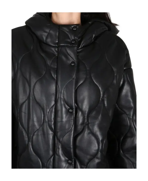 STAND STUDIO Long-sleeved Quilted Jacket With Hood