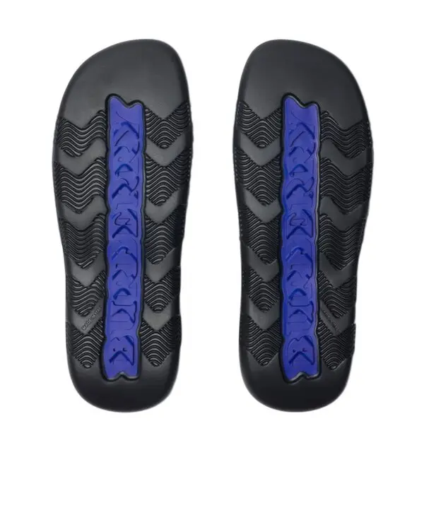 Burberry Checked Slip-on Slides - Black/calico