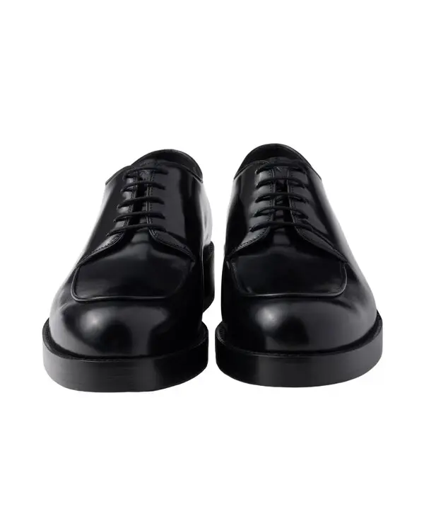 Prada Almond Toe Derby Shoes