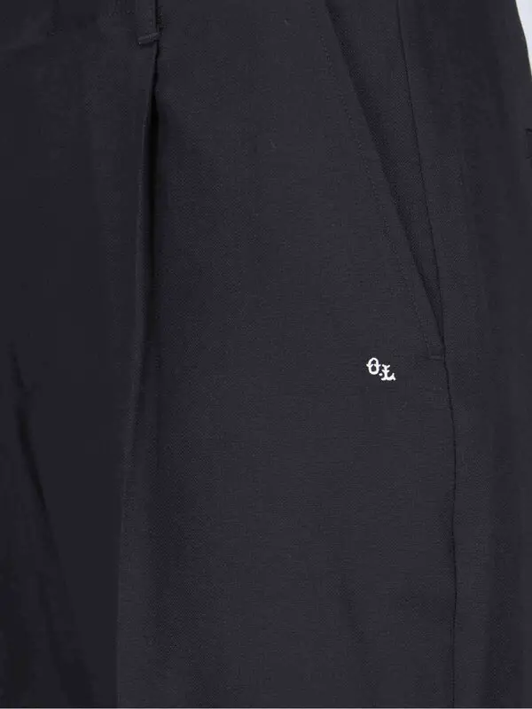 Our Legacy Pleated Front Fold Trousers - Black