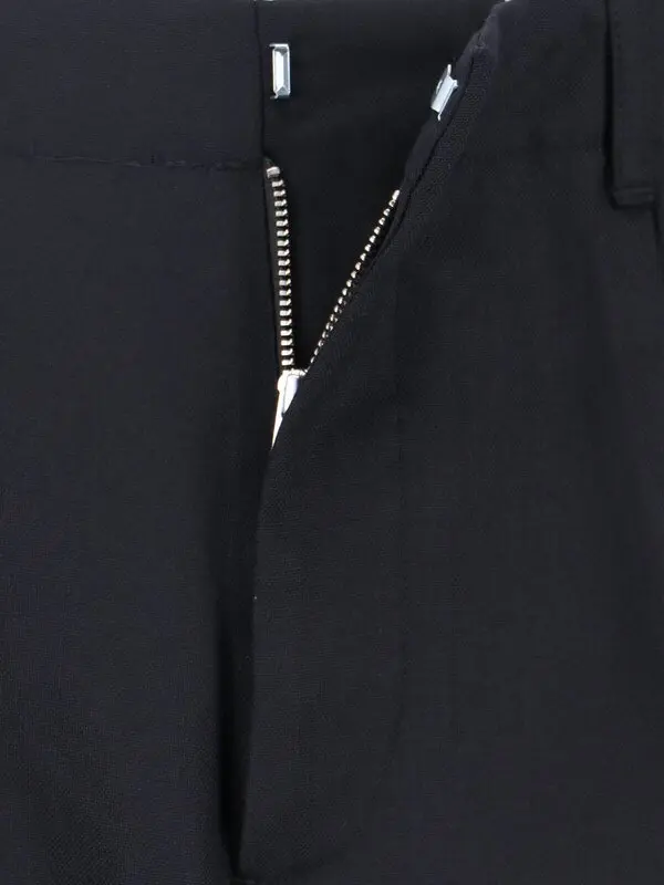 Our Legacy Pleated Front Fold Trousers - Black