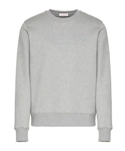 Valentino Garavani Crewneck Sweatshirt With Logo Print