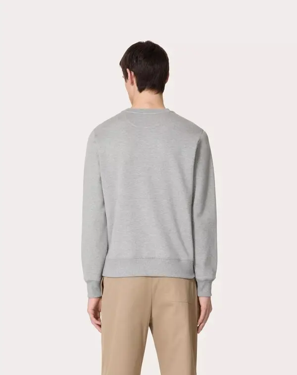 Valentino Garavani Crewneck Sweatshirt With Logo Print