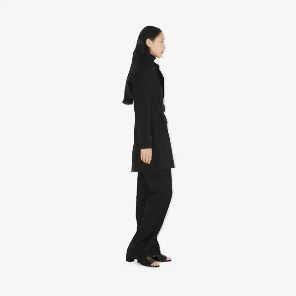 Burberry Double Breasted Belted Waist Trench Coat