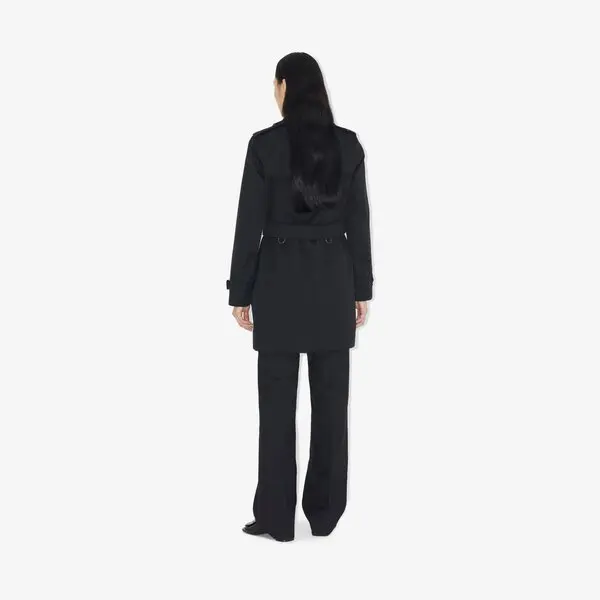 Burberry Double Breasted Belted Waist Trench Coat