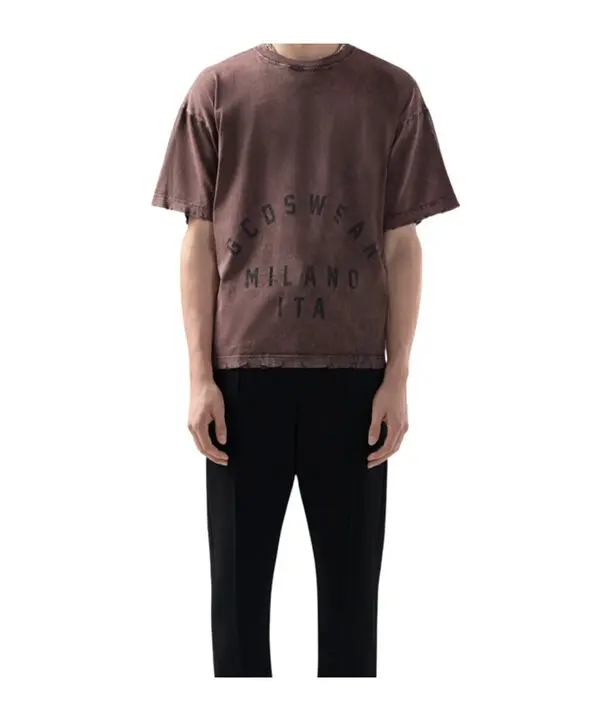 Gcds Distressed-effect Graphic-print T-shirt