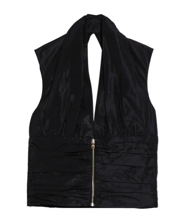 PATOU Zip Front Backless Vest