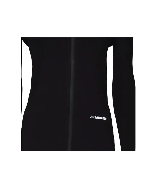 JIL SANDER Hooded Zip-up Cardigan