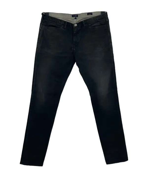 Emporio Armani Logo Detailed Jeans - Black