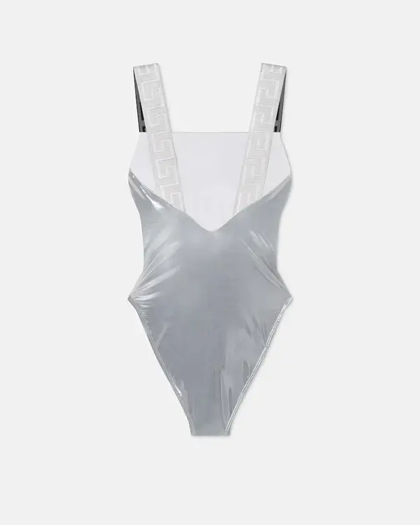 Versace Metallic One-piece Swimsuit