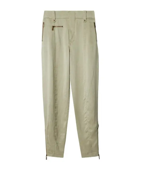 Burberry Tailored Trousers With Metallic Embroidered Crest - Skylark