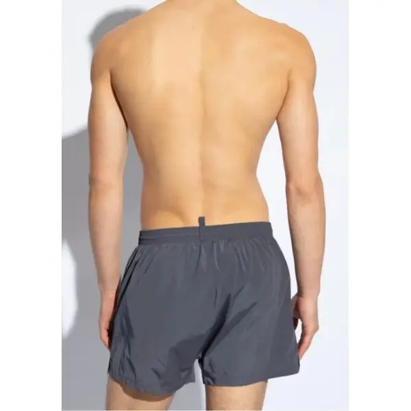 Dsquared2 Monogrammed Logo Swimming Trunks - Grey