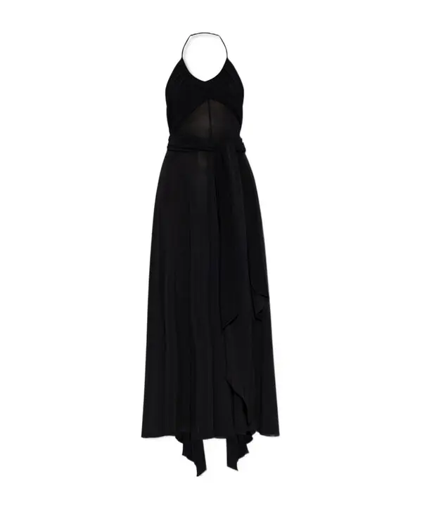 Alaïa Asymmetrical Off-the-shoulder Dress - Black