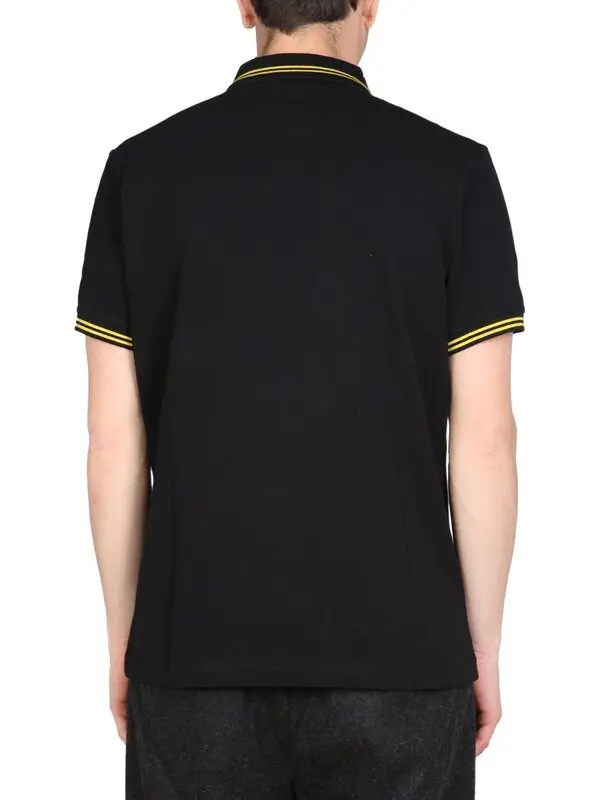 Barbour Short-sleeved Polo Shirt - Black