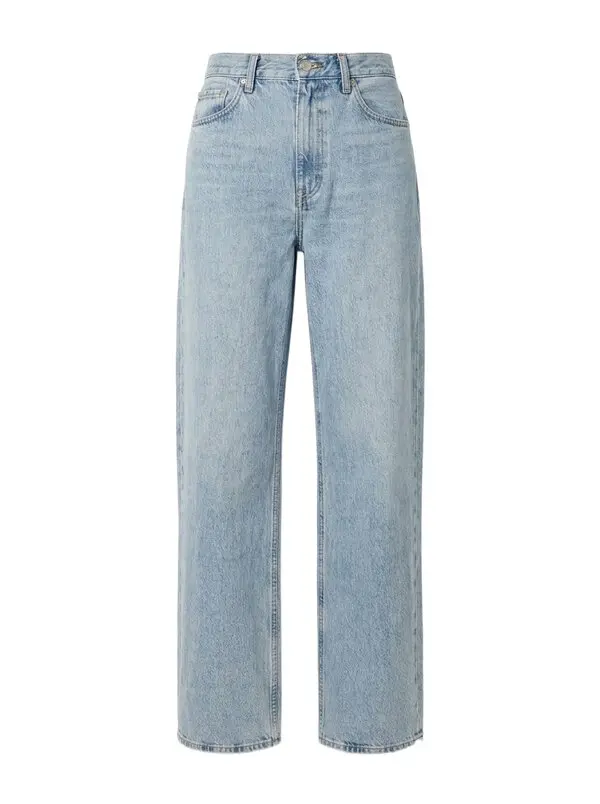 TOTEME High-waisted Straight-leg Jeans - Blue