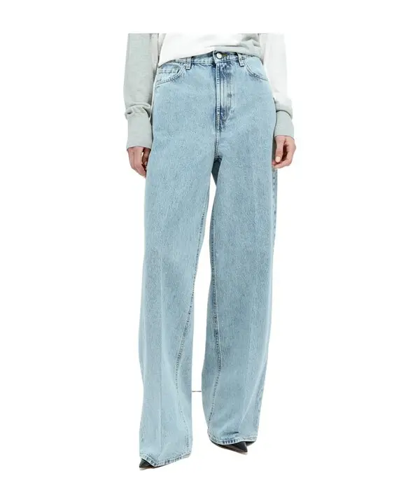 TOTEME High-waisted Straight-leg Jeans - Blue