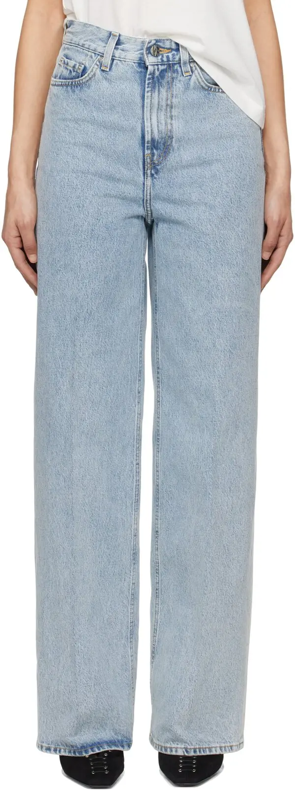 TOTEME High-waisted Straight-leg Jeans